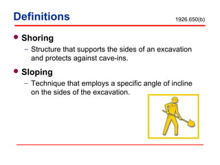 OSHA Trenching and Excavation Requirements | PPT