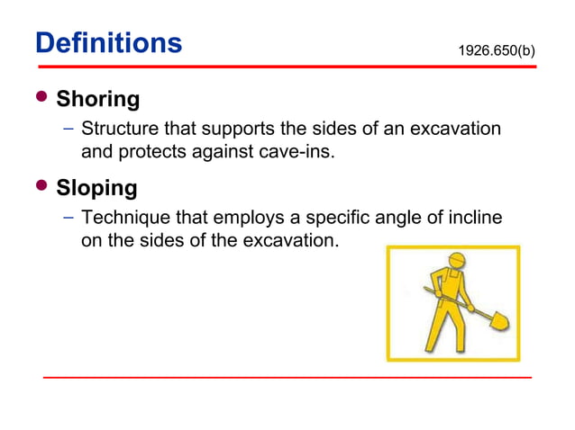 OSHA Trenching and Excavation Requirements | PPT | Indoor Environmental ...