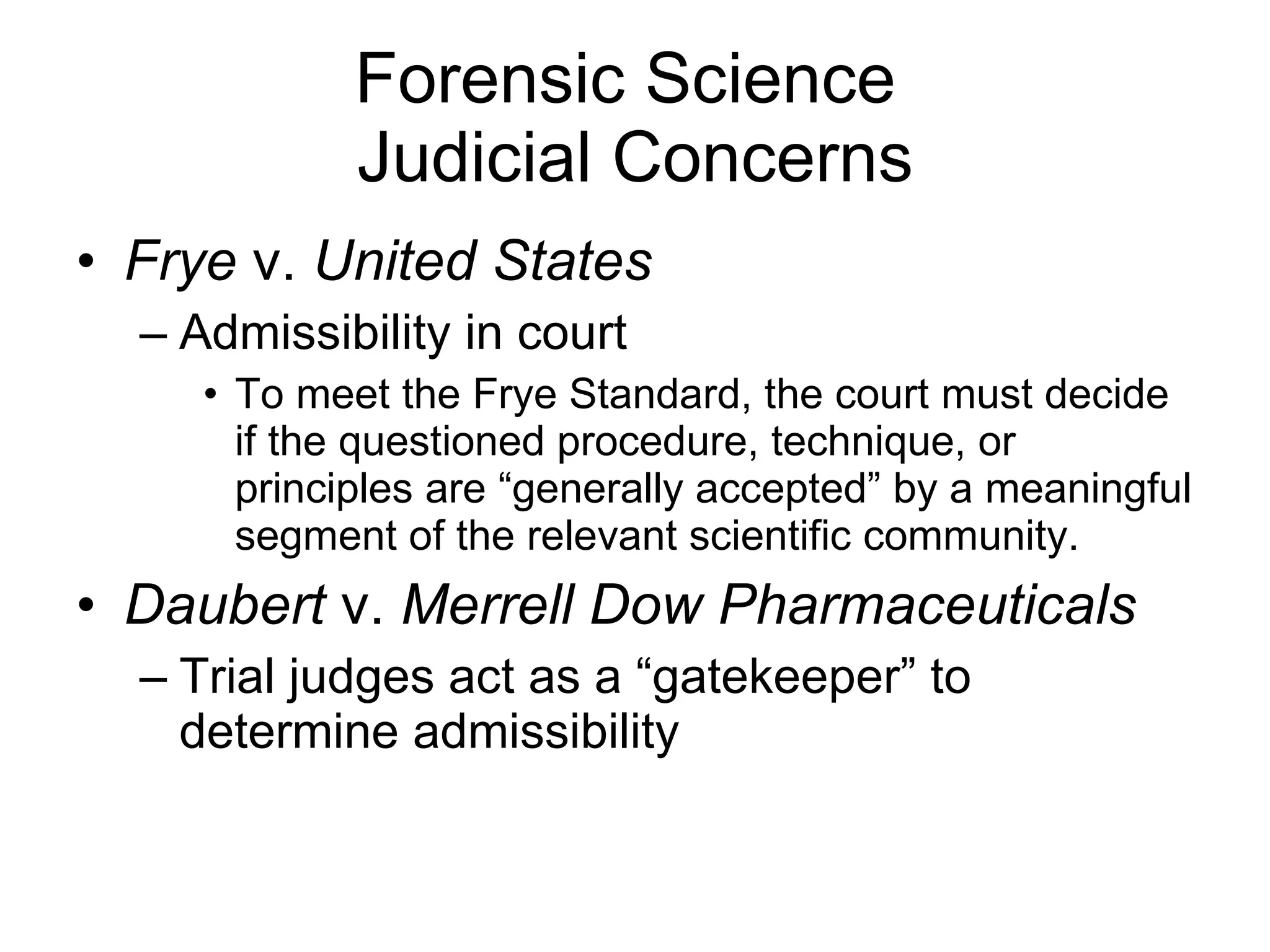 Overview History of Forensic Science | PPT