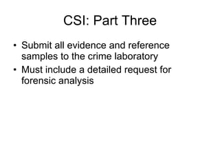 Forensic Science Introduction | PPT