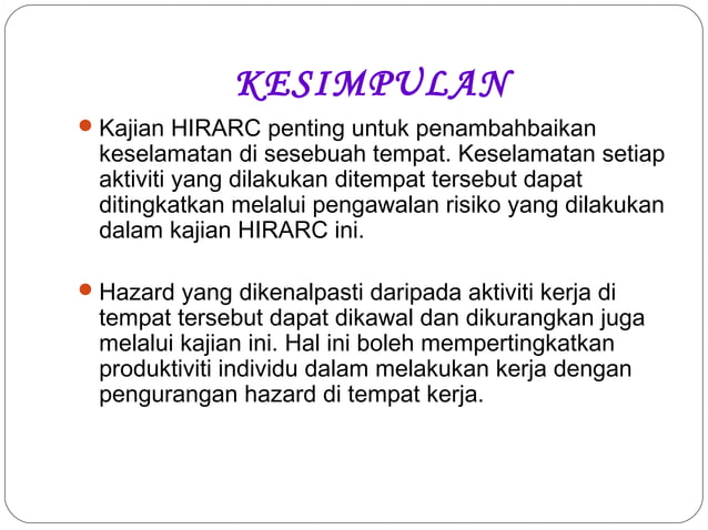 HIRARC | PPT