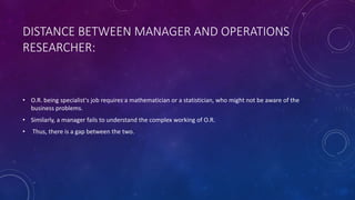 Models of Operational research, Advantages & disadvantages of ...