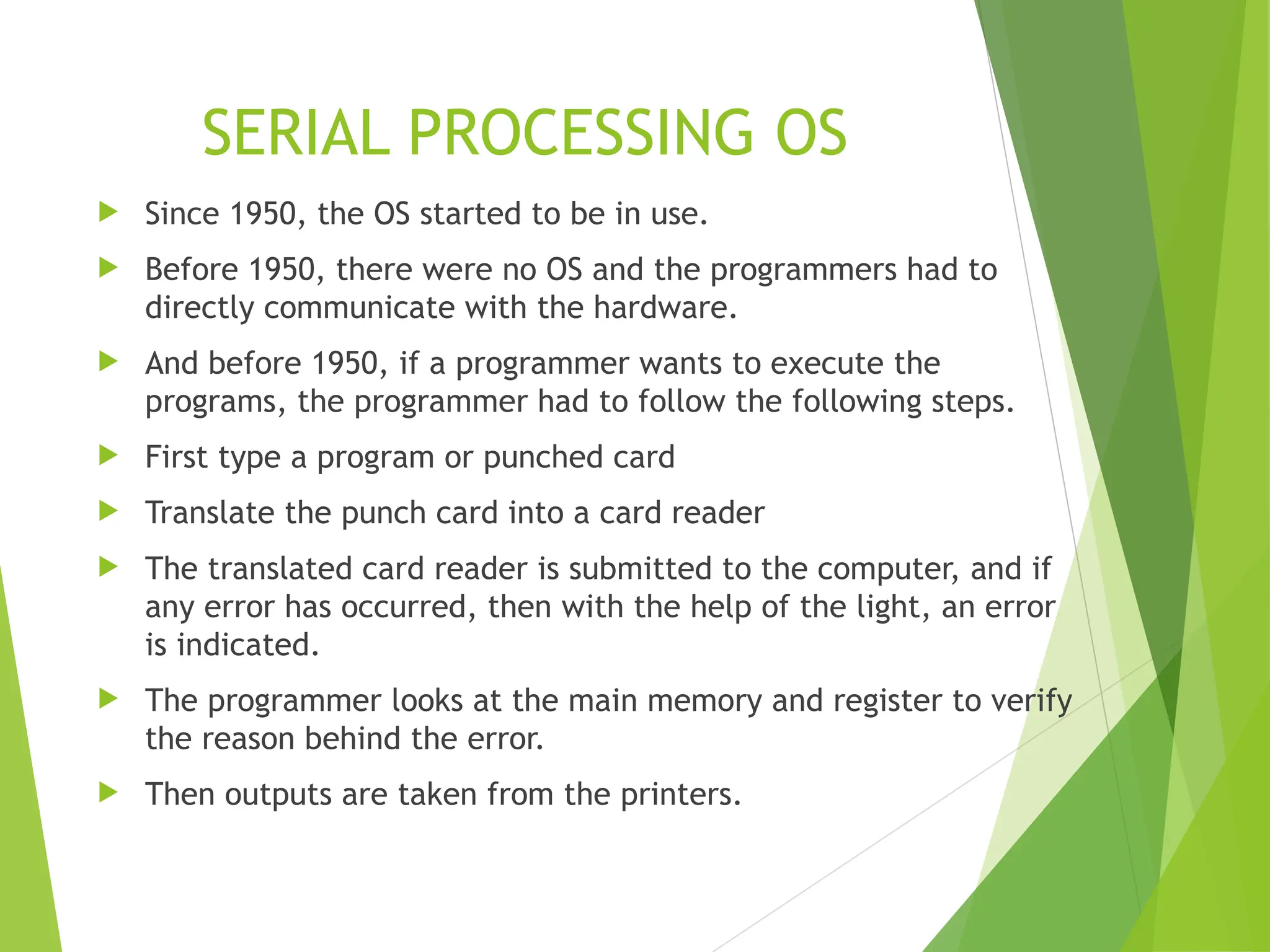 os history and evolution and it's origins.ppt | Operating Systems ...