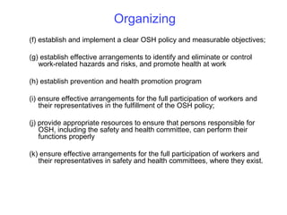 Safety and Health Management Systems (OSHMS) 2003 | PPT