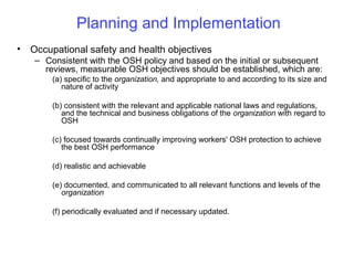 Safety and Health Management Systems (OSHMS) 2003 | PPT