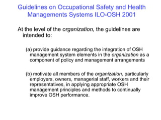 Safety and Health Management Systems (OSHMS) 2003 | PPT