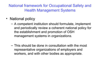 Safety and Health Management Systems (OSHMS) 2003 | PPT