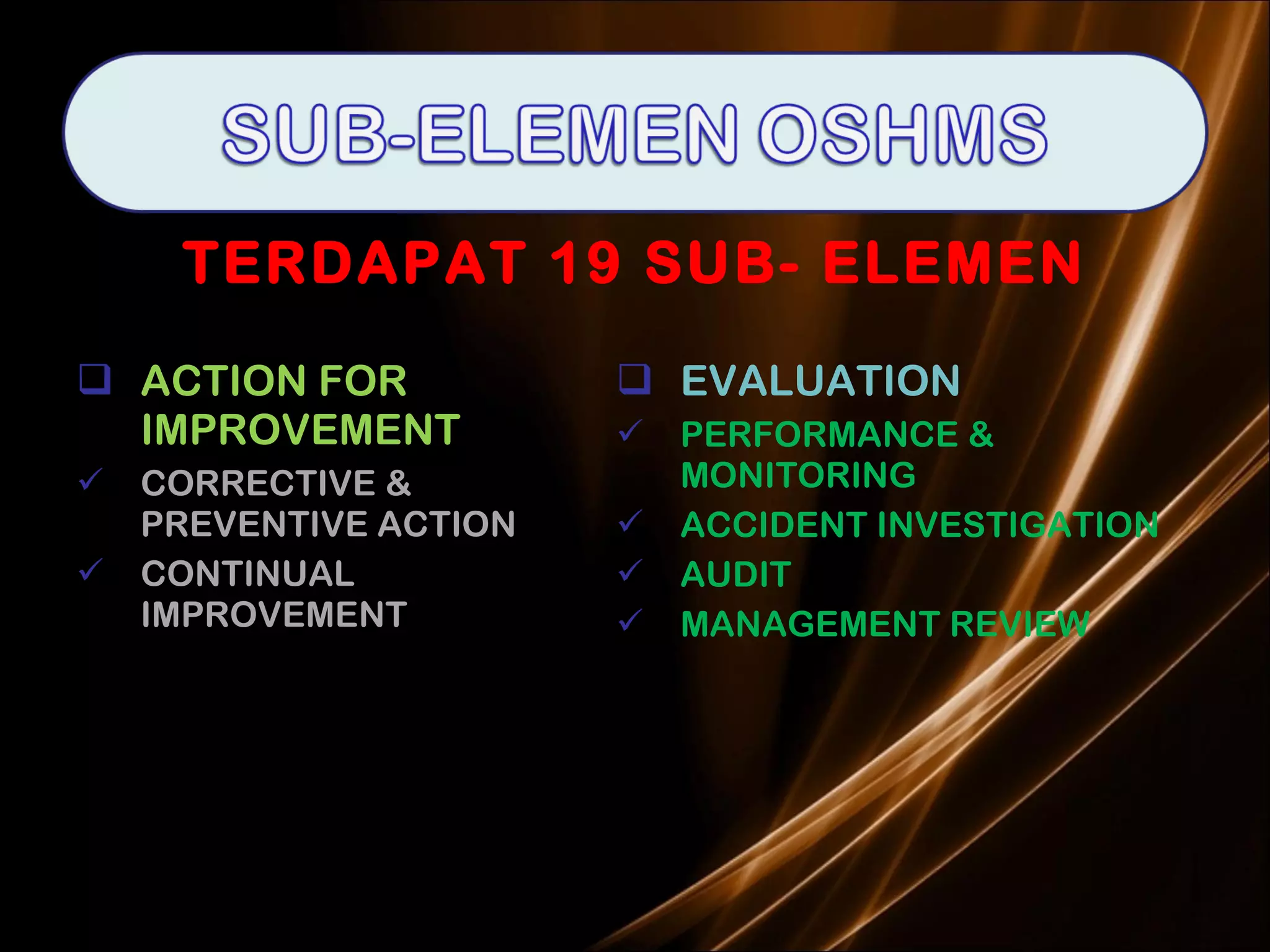 OSHMS Guidelines PPT | PPT