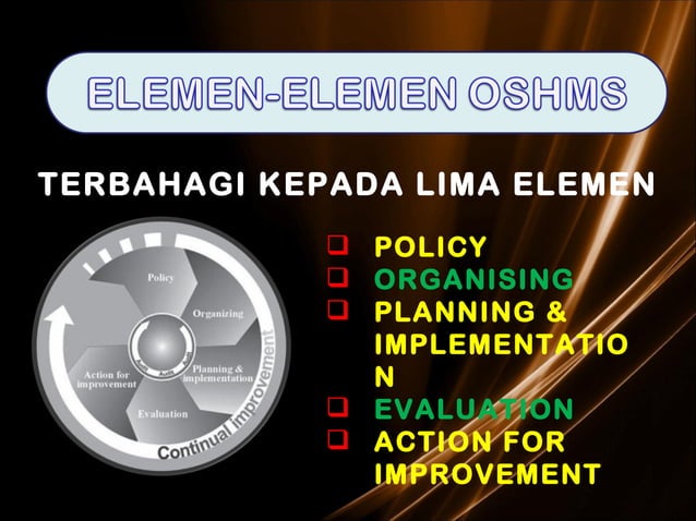 OSHMS Guidelines PPT | PPT