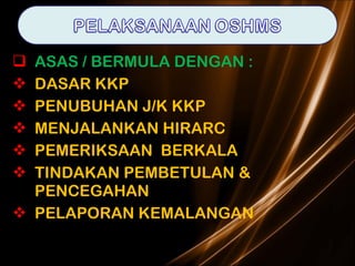 OSHMS Guidelines PPT | PPT