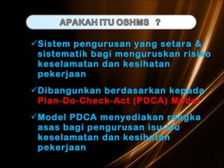 OSHMS Guidelines PPT | PPT