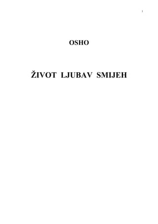 Osho zivot-ljubav-smijeh | PDF