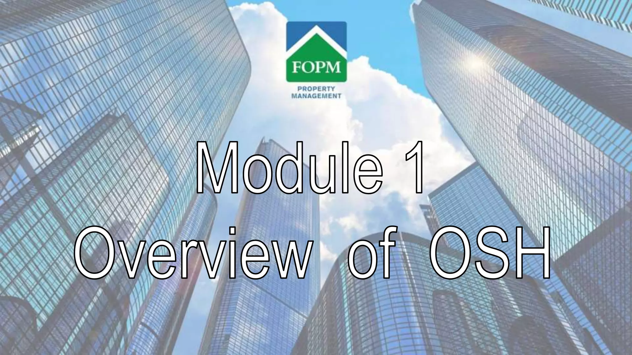 OSH PRESENTATION.pptx | Infectious Diseases | Diseases and Conditions