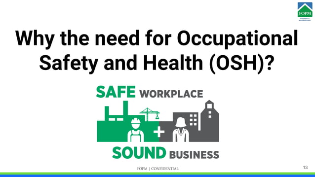 OSH PRESENTATION.pptx | Infectious Diseases | Diseases and Conditions