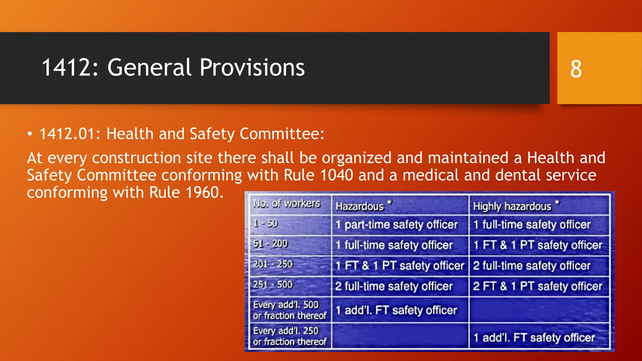 OSHS Rule 1410 and Department Order No. 13 | PDF