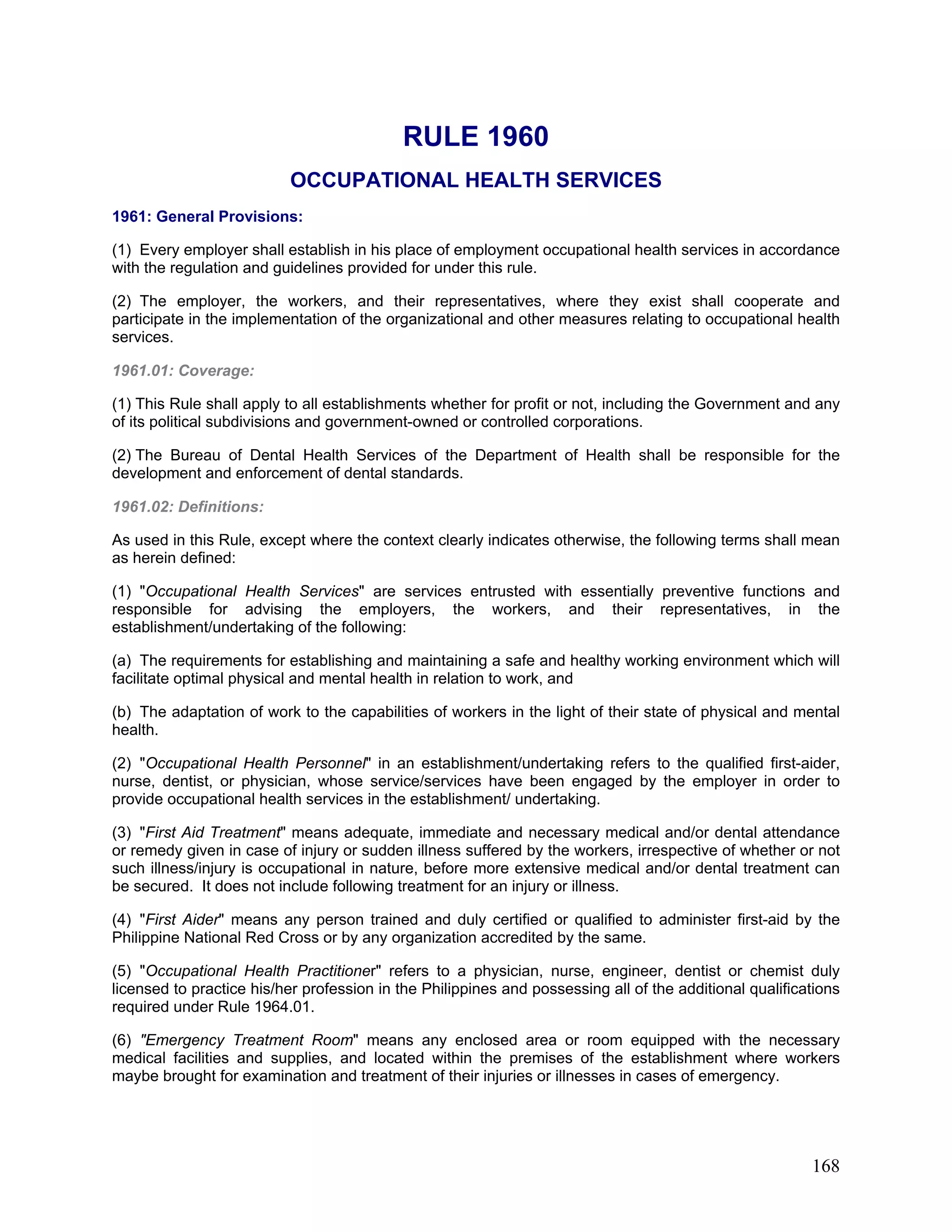 Osh standard (yellow book) | PDF