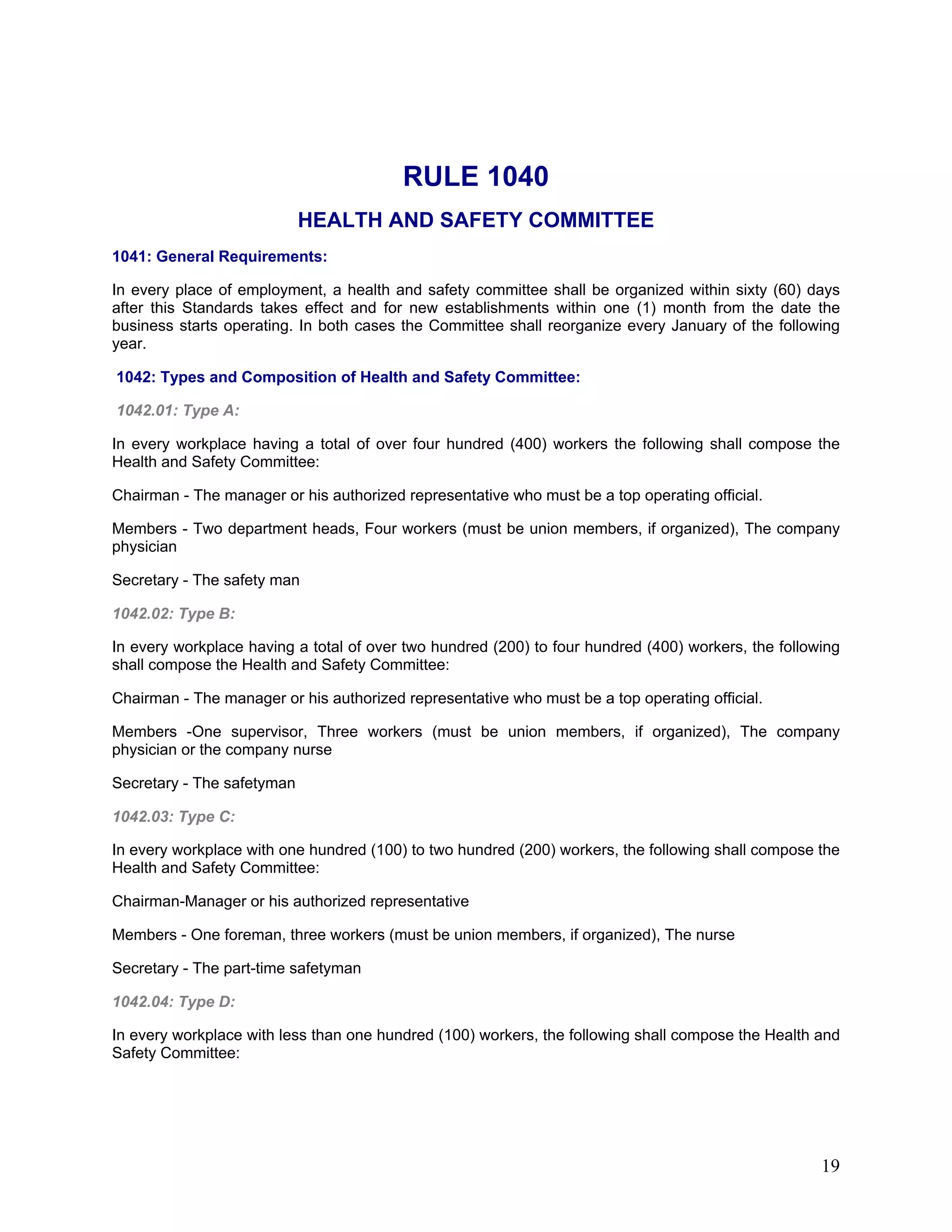 Osh standard (yellow book) | PDF