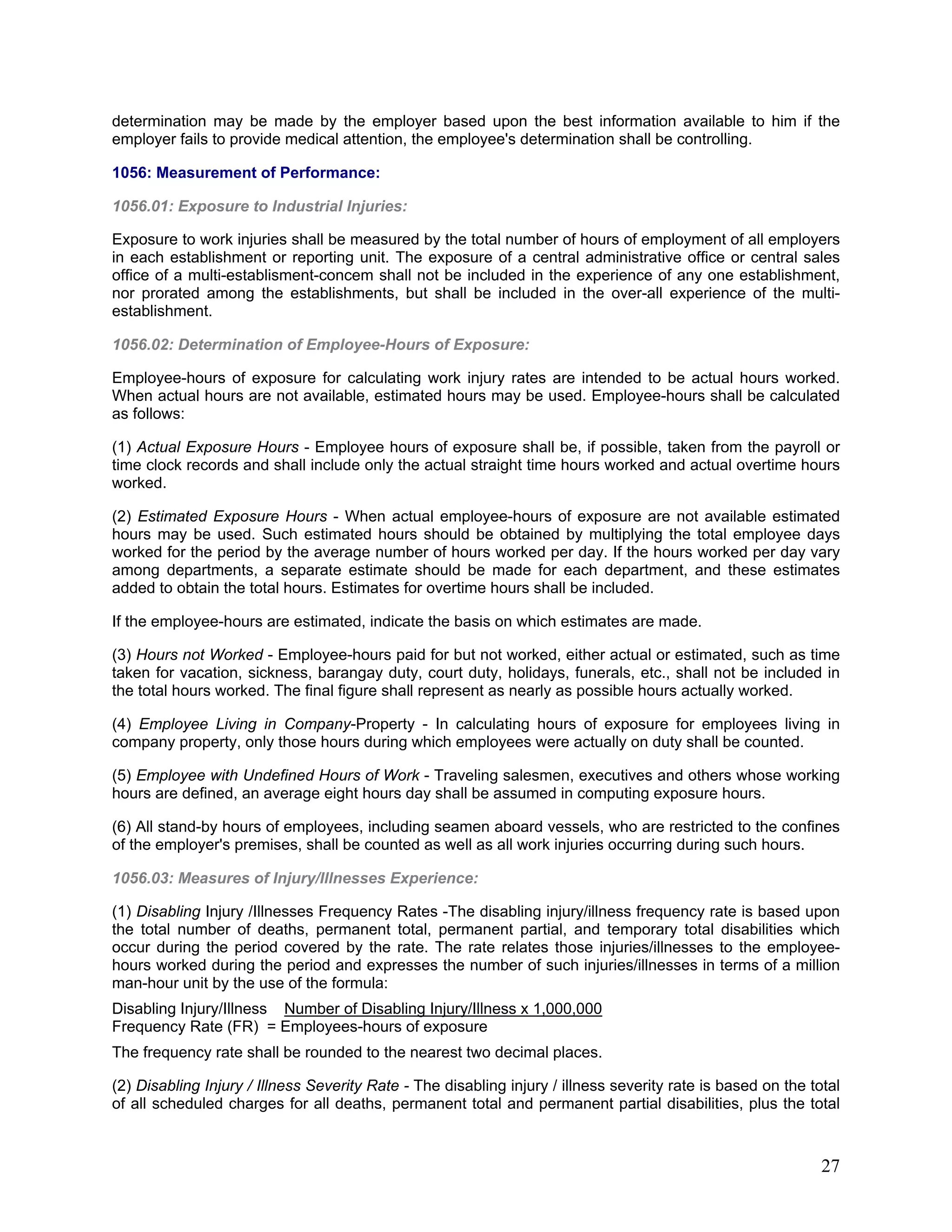 Osh standard (yellow book) | PDF