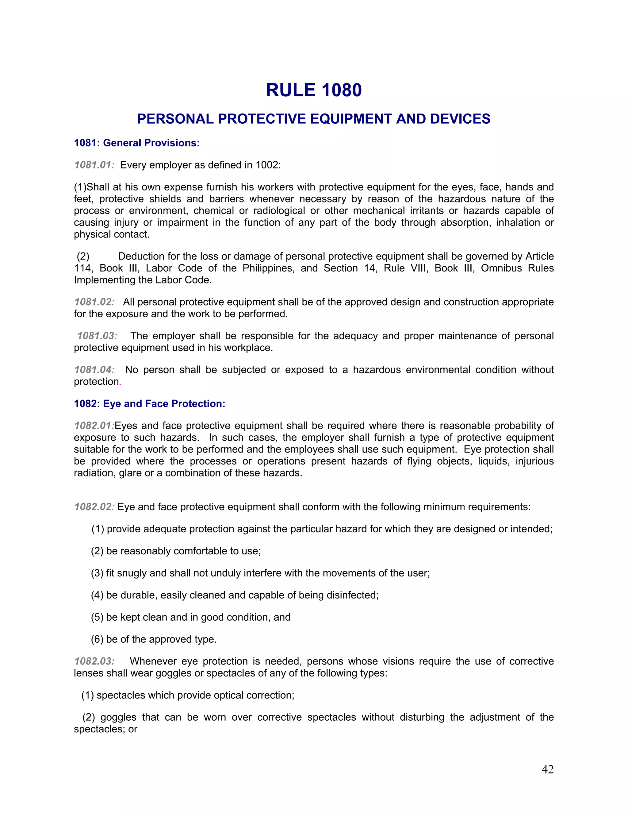 Osh standard (yellow book) | PDF