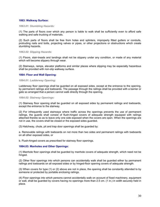 Osh standard (yellow book) | PDF