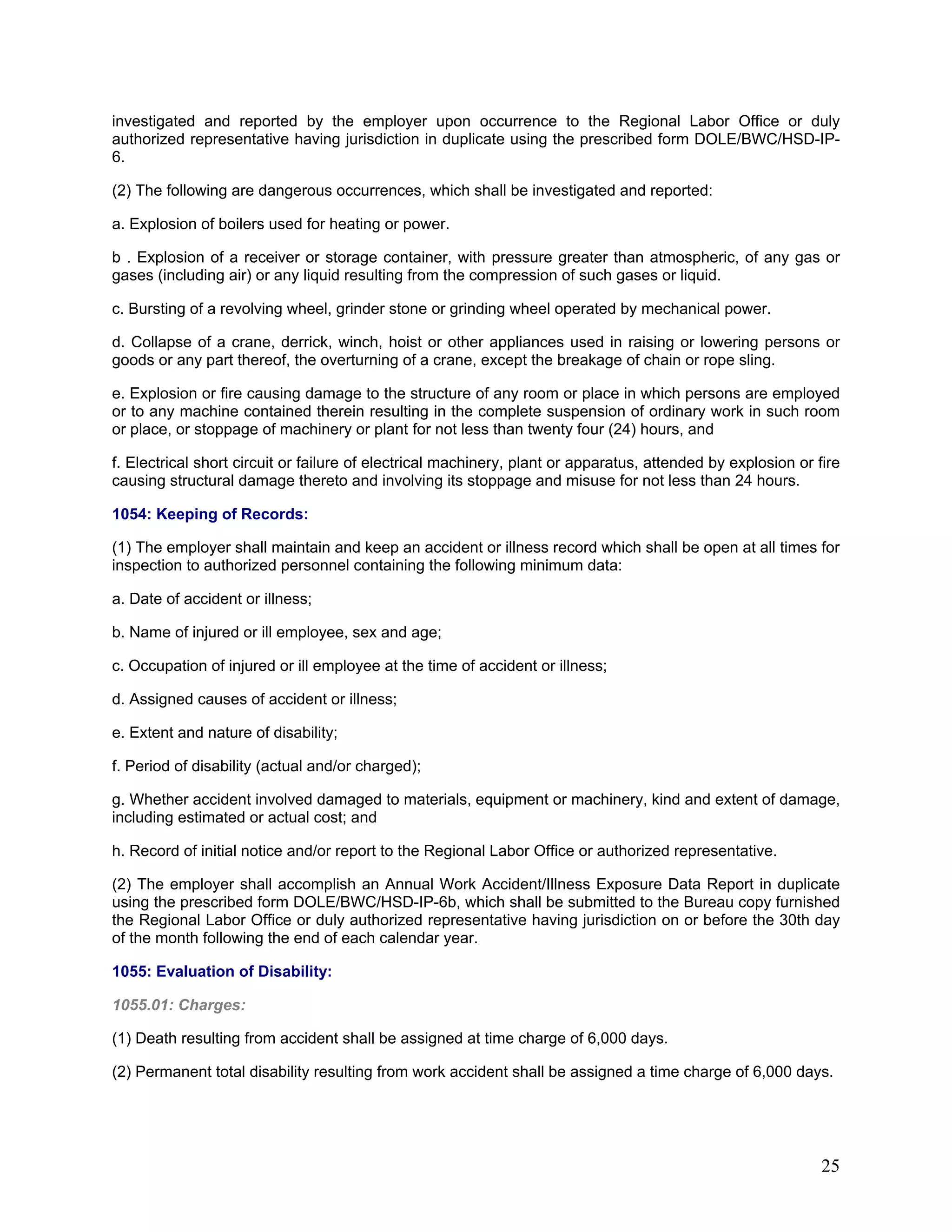 Osh standard (yellow book) | PDF