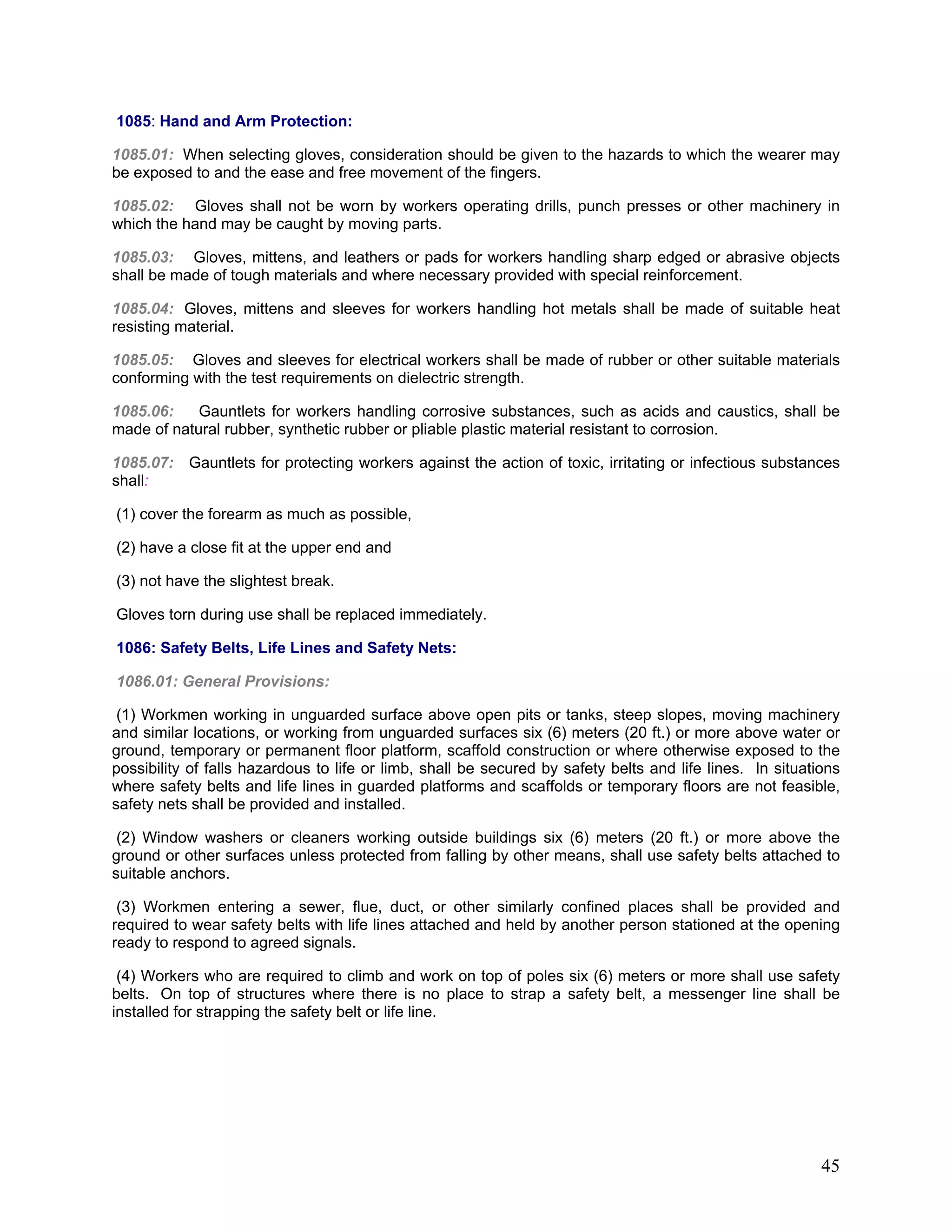 Osh standard (yellow book) | PDF