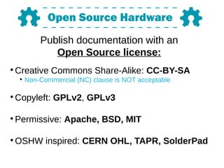 Introduction to Open Source Hardware, OSHWA and Open Hardware Summit | PPT