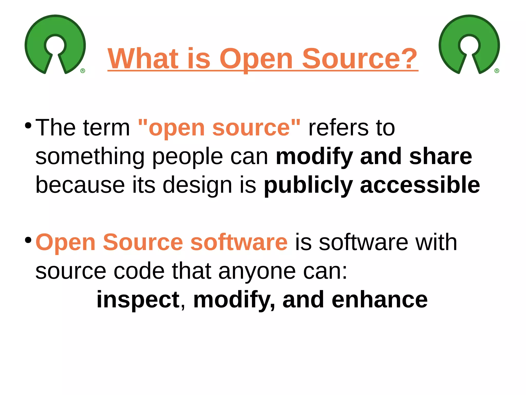 Open Source Hardware, Linux and RISC-V | PPT