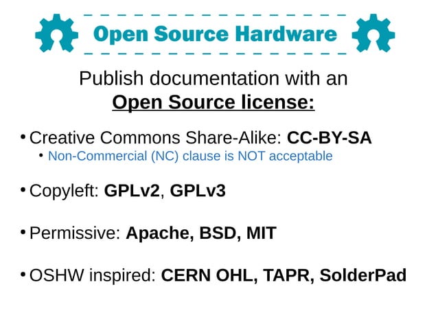 Intro to Open Source Hardware (OSHW) | PPT