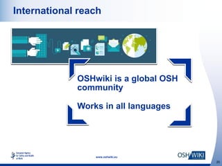 OSH wiki connecting the OSH community | PPT