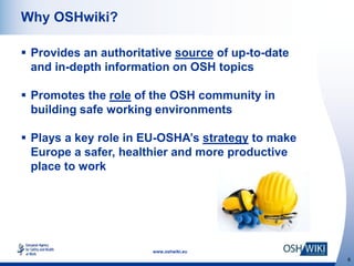 OSH wiki connecting the OSH community | PPT
