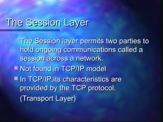 Comparison and Contrast between OSI and TCP/IP Model | PPT