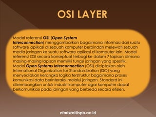 Osi layer | PPTX