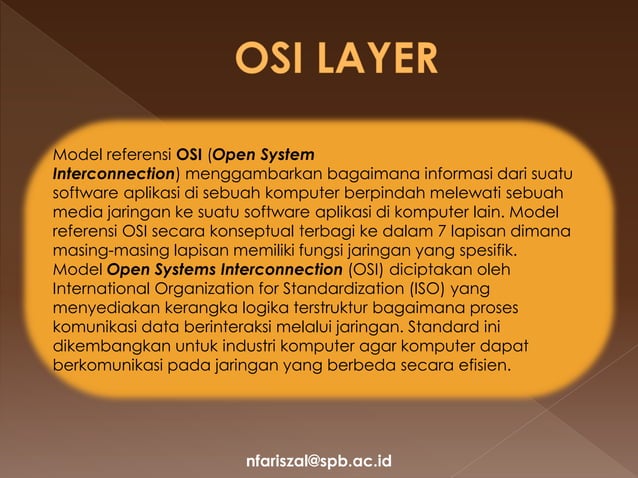Osi layer | PPTX