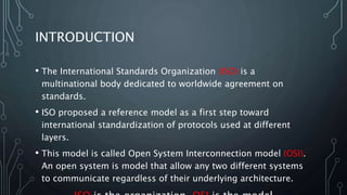 The ISO_OSI Reference Model | PPTX