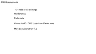 Introduction to OSI and QUIC | PPT