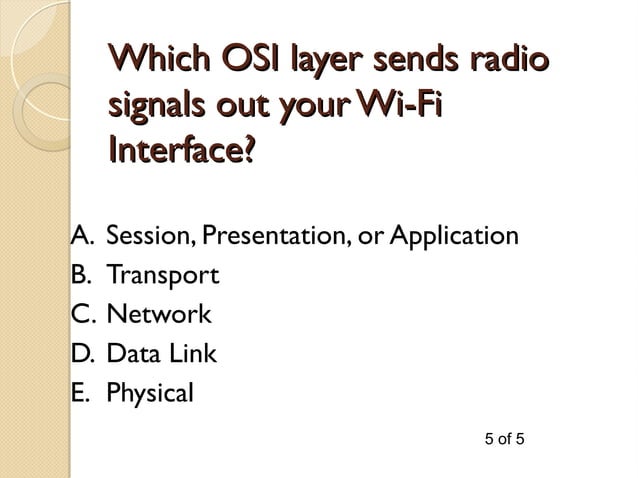 open system interconnection in computer network | PPT