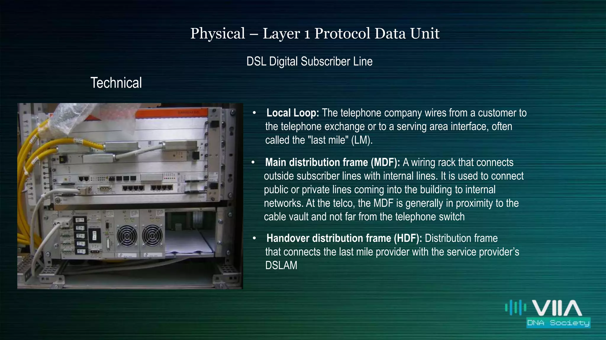 OSI - Digital Subscriber Line | PPTX