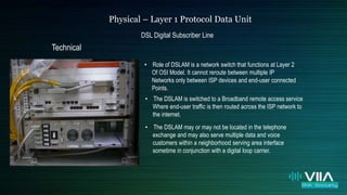 OSI - Digital Subscriber Line | PPTX