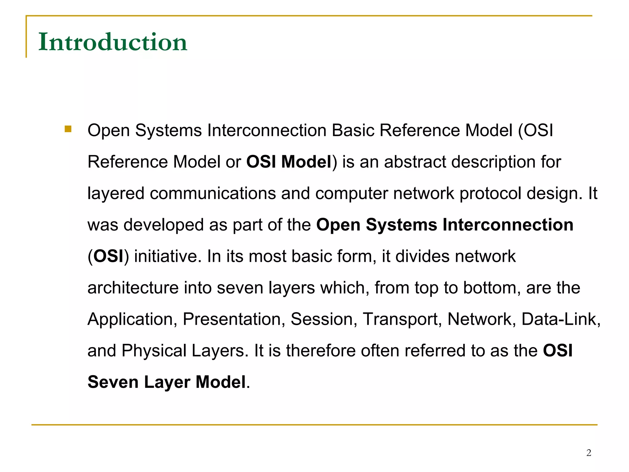 OSI Model | PPT