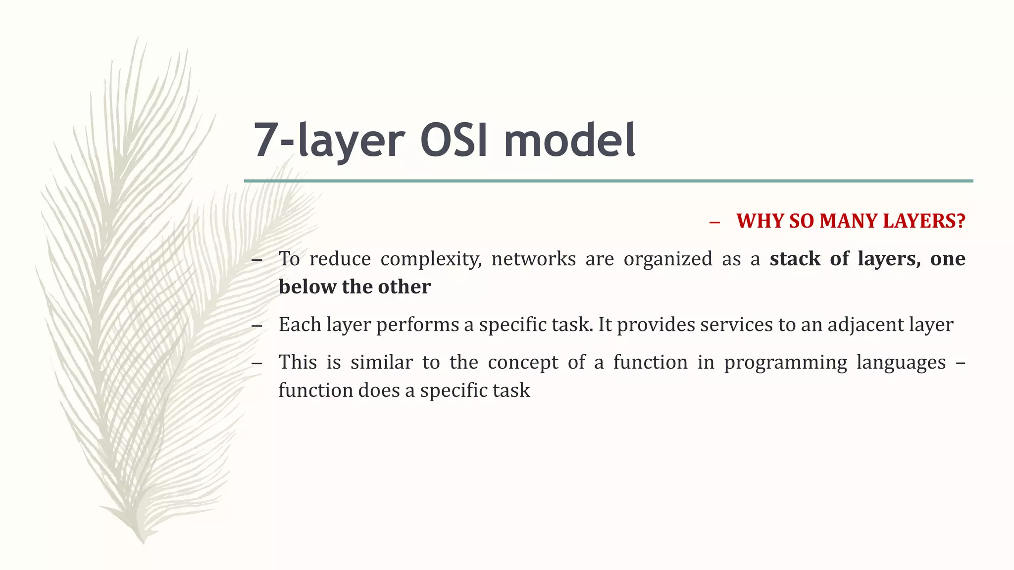 Osi model | PPTX | Computer Networking | Computing