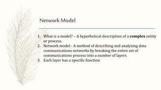 Osi model | PPTX | Computer Networking | Computing
