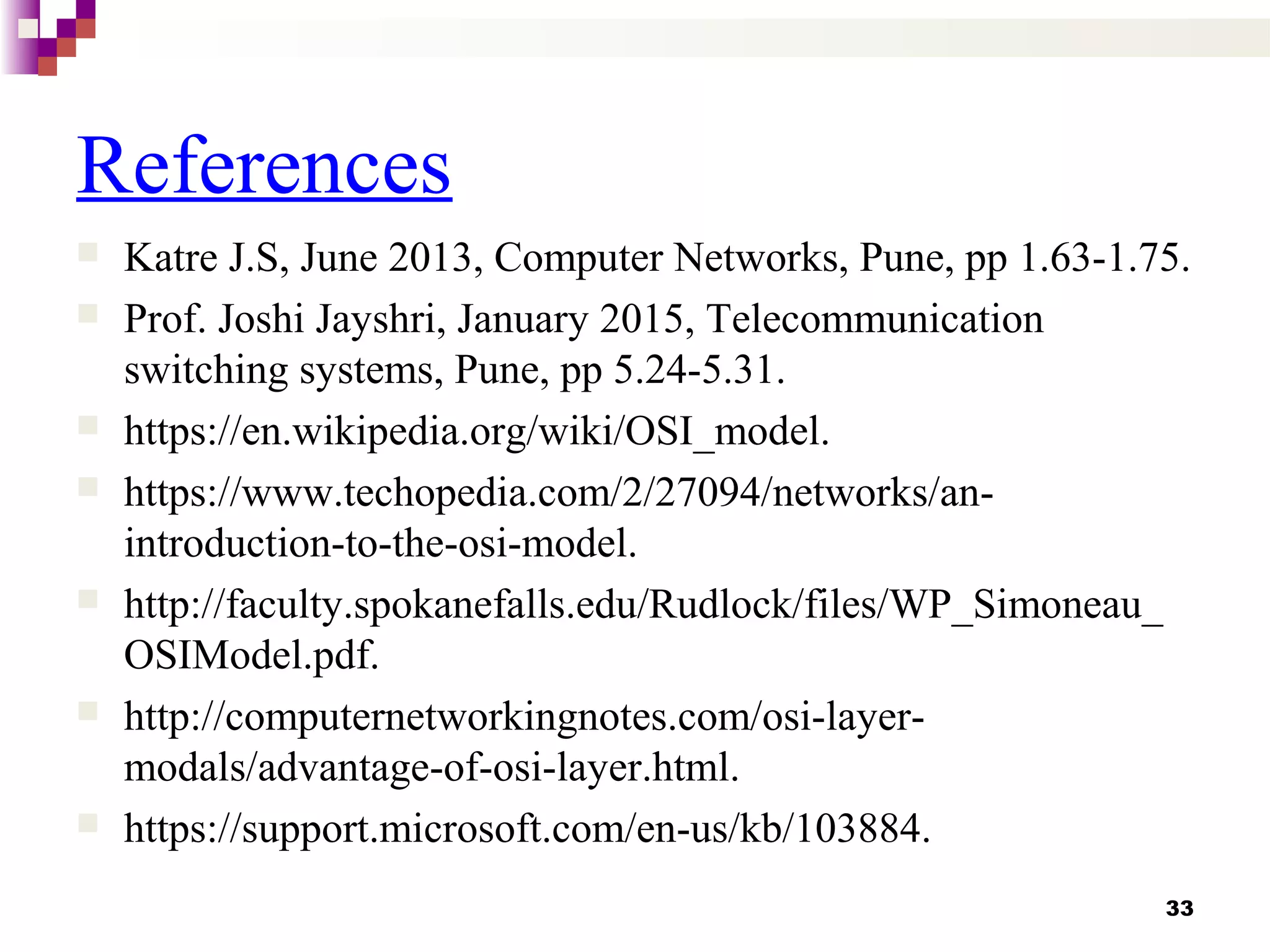 THE COMPLETE OSI MODEL | PPT