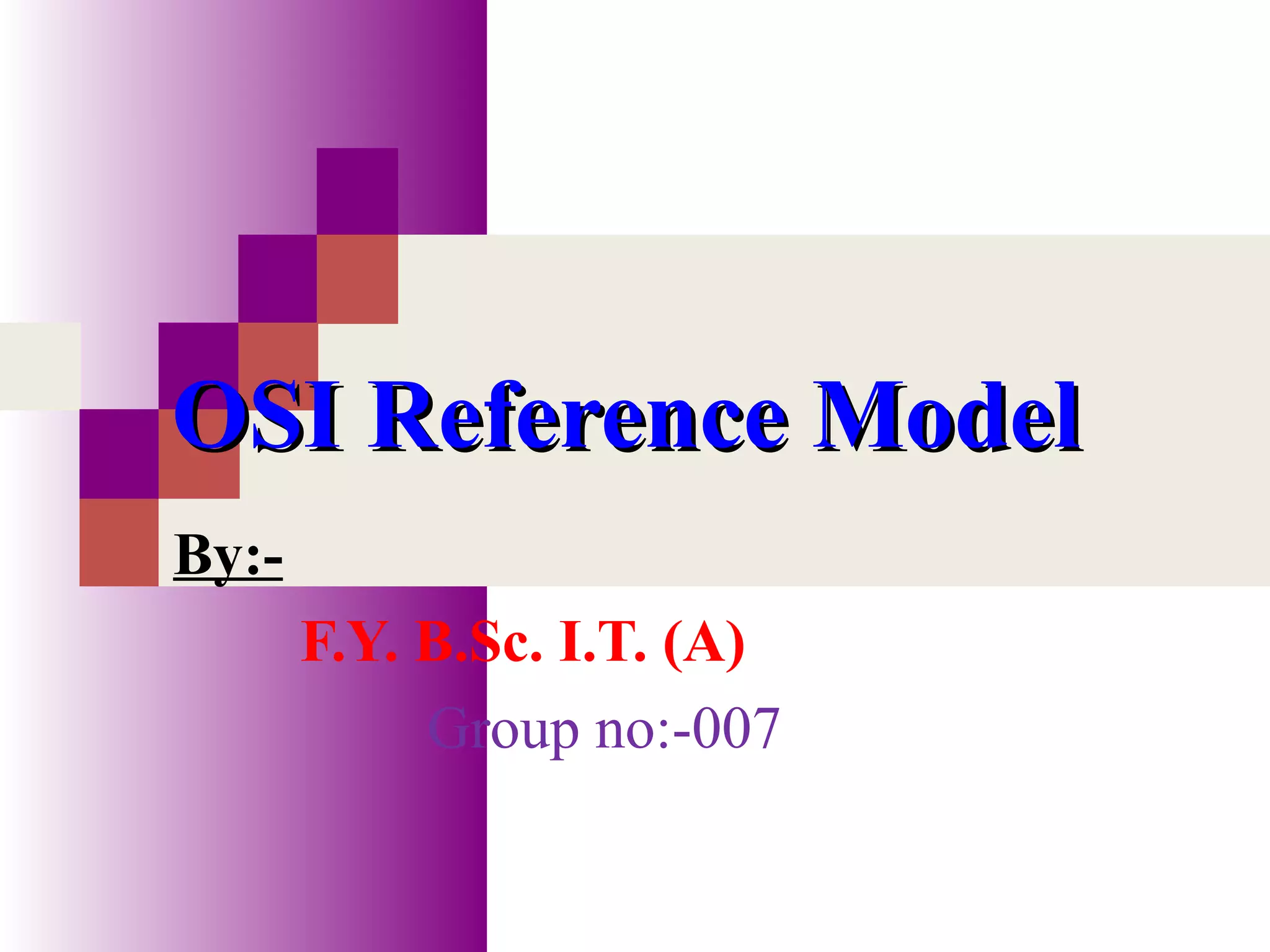 OSI Reference Model Explained | PPT
