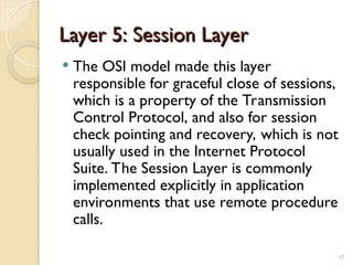 OSI TCP IP Protocol Layers description f | PPT