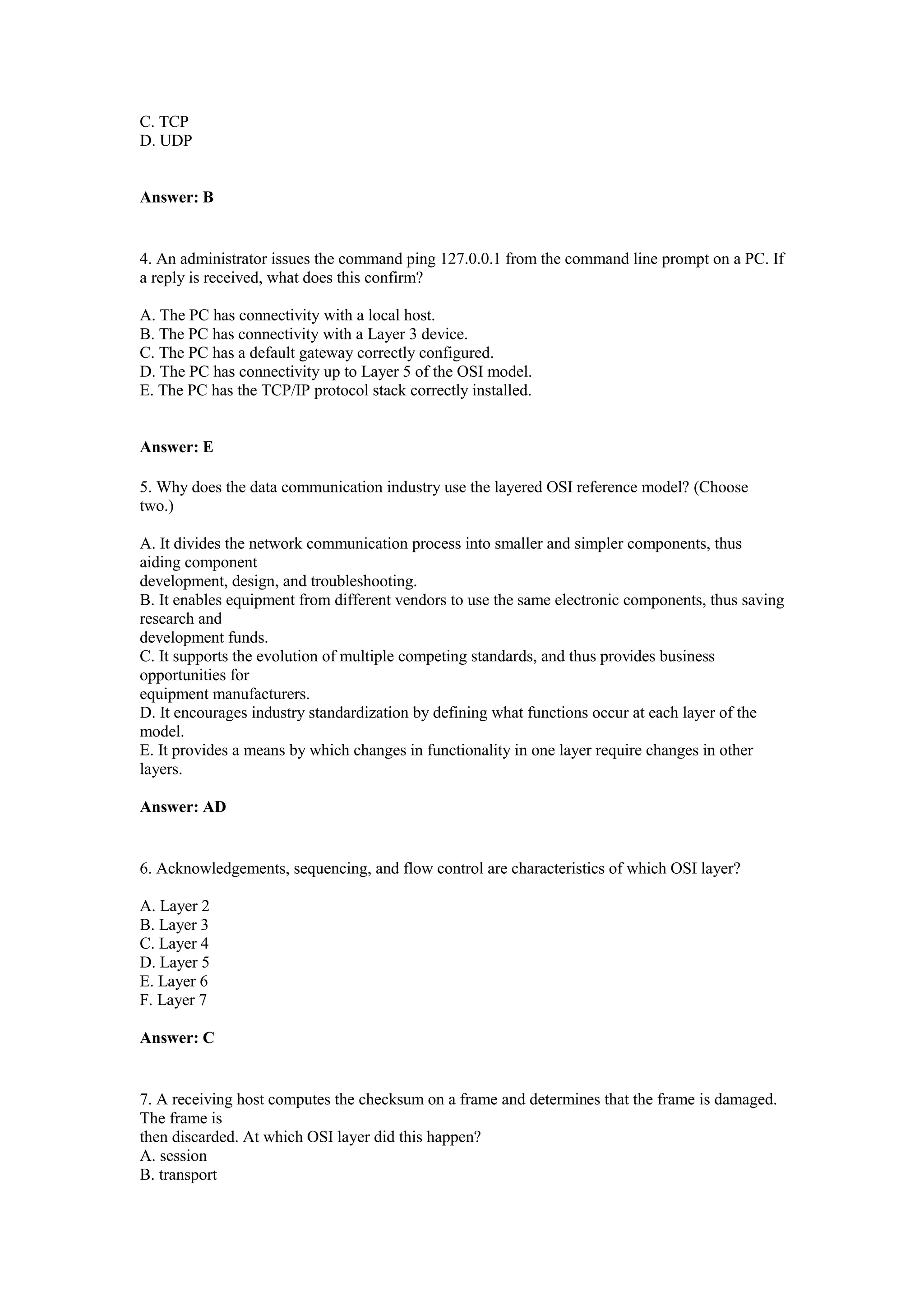 Osi 7 layer | PDF