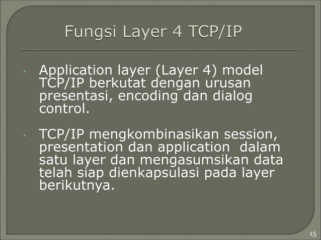 Perbandingan Layer (Open System Interconnection) OSI dan TCP-IP (Transmission Control Protocol ...