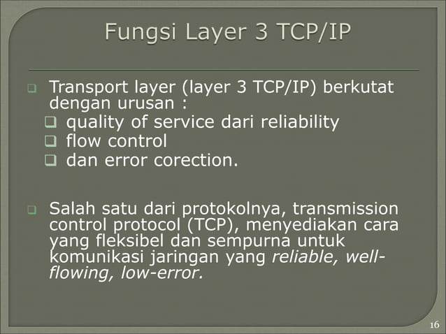 Perbandingan Layer Open System Interconnection Osi Dan Tcp Ip Transmission Control Protocol