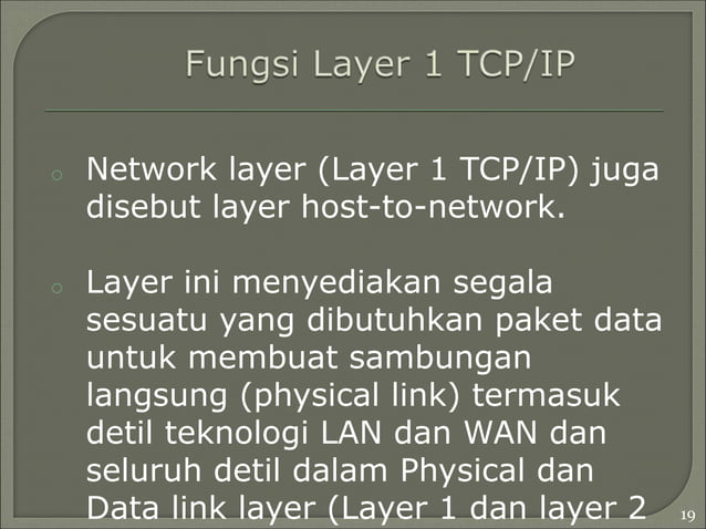 Perbandingan Layer (Open System Interconnection) OSI dan TCP-IP (Transmission Control Protocol ...
