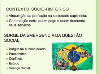 O significado sócio histórico da profissão | PPTX